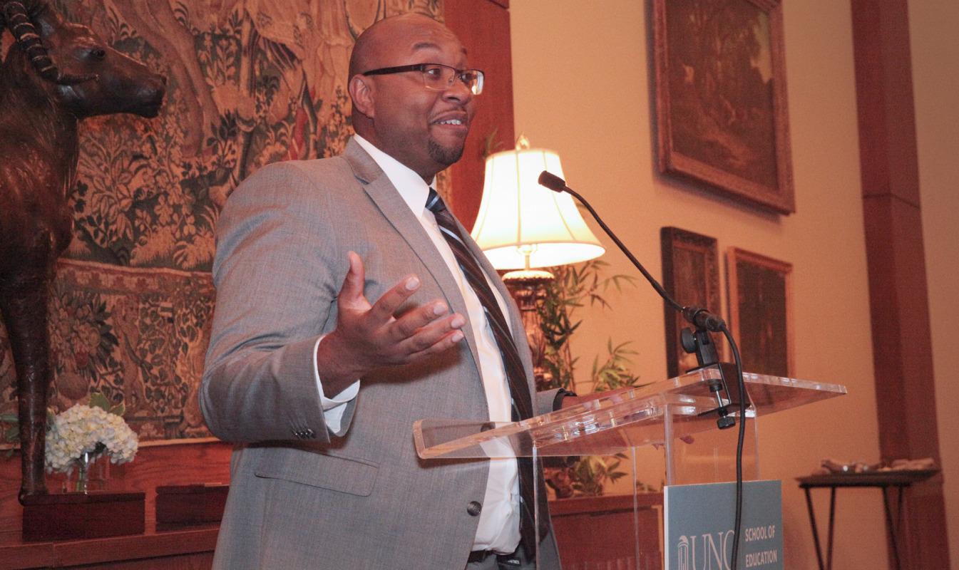 Acceptance remarks by Rodney Trice - UNC School of Education